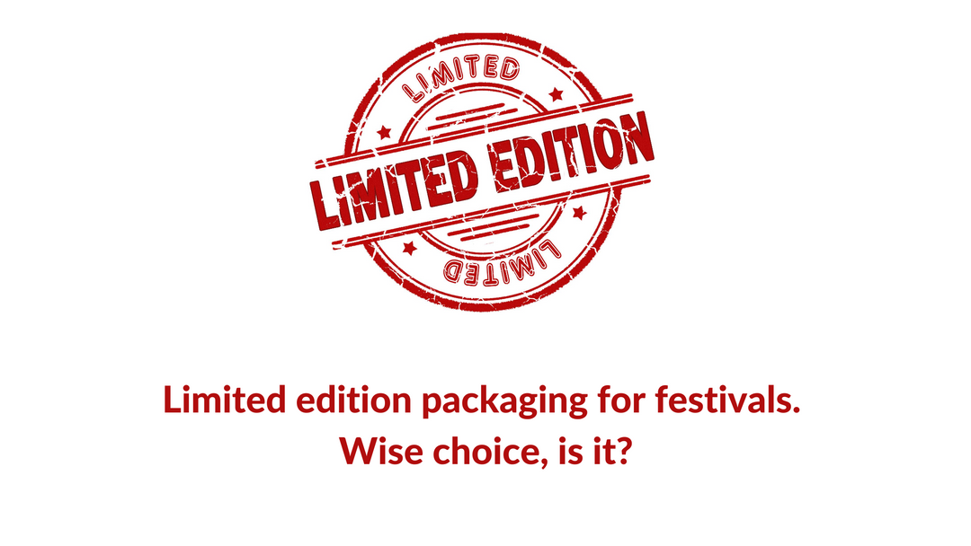 Limited edition packaging for festivals. Wise choice, is it? – Schmancy