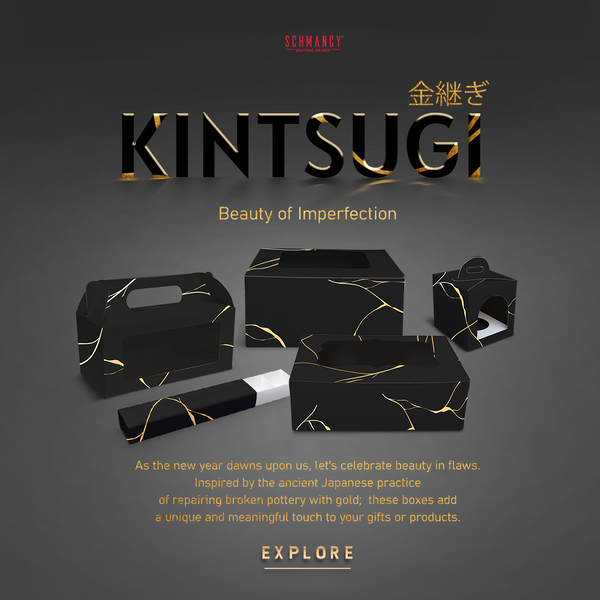 Elegant Kintsugi Design Packaging - Artistic and Unique Boxes – Schmancy